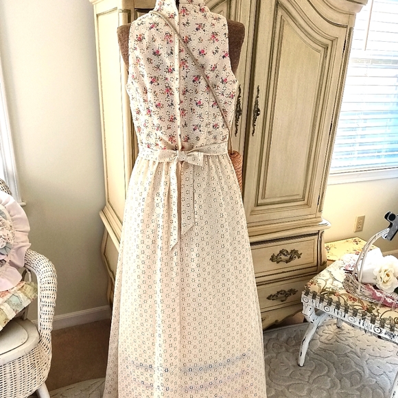 Vintage | Dresses | Fabulous Vtg 7s Vicky Vaughan Maxi Dress | Poshmark